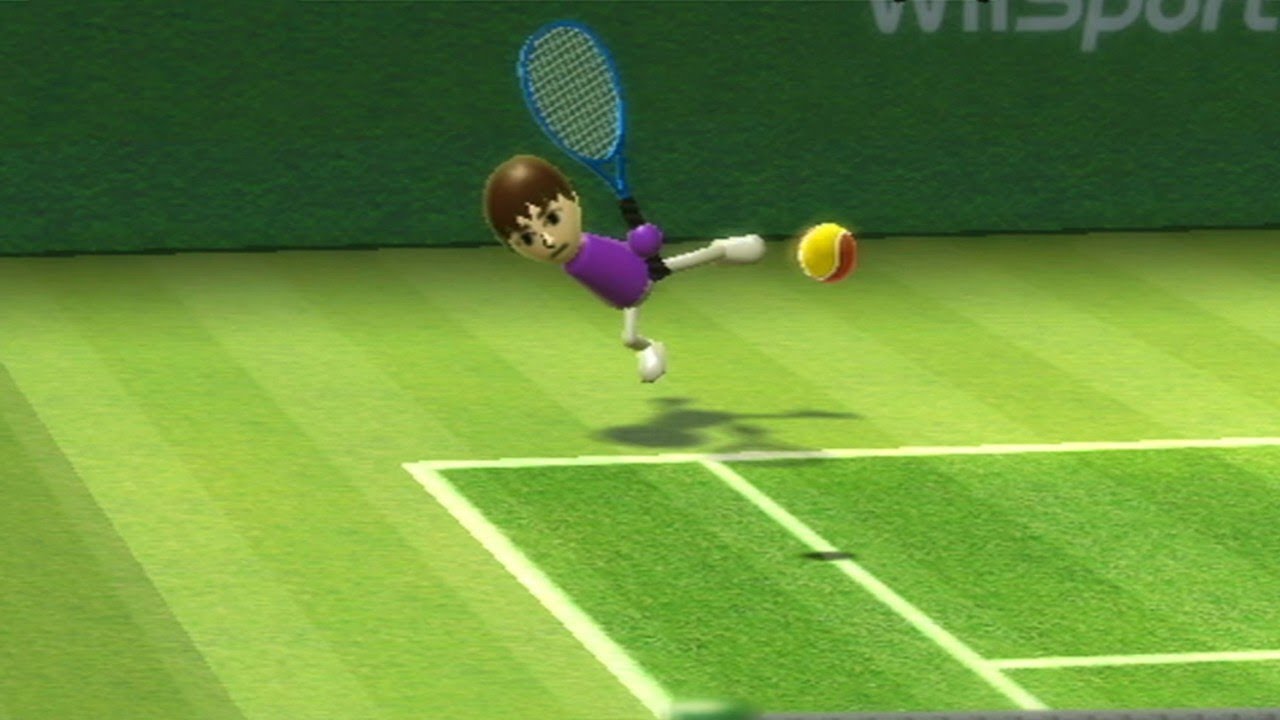 BALLIN in WII SPORTS TENNIS - YouTube