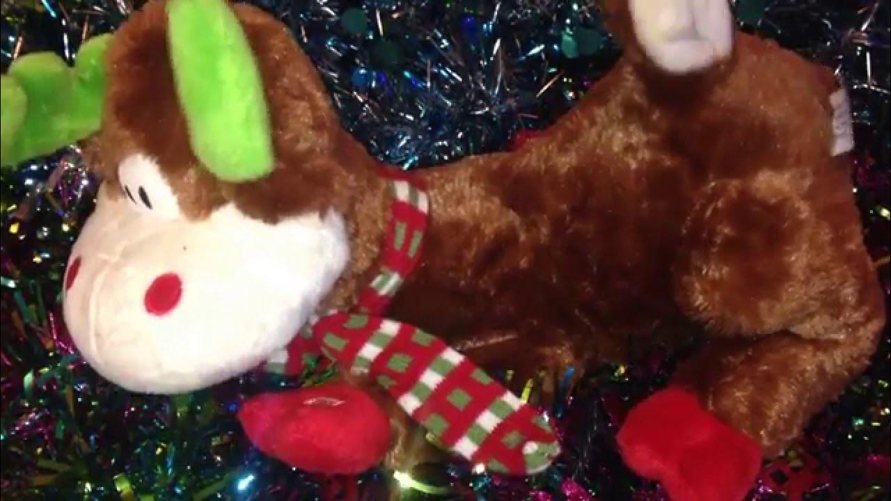 Farting Christmas Reindeer Animated Toy - YouTube