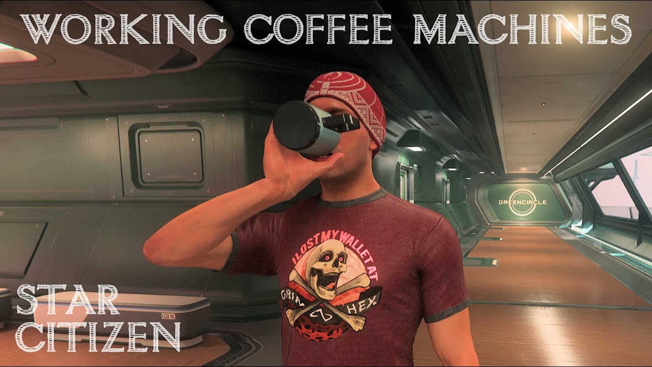 Star Citizen - Working Coffee Machine's are back (EPTU) - YouTube