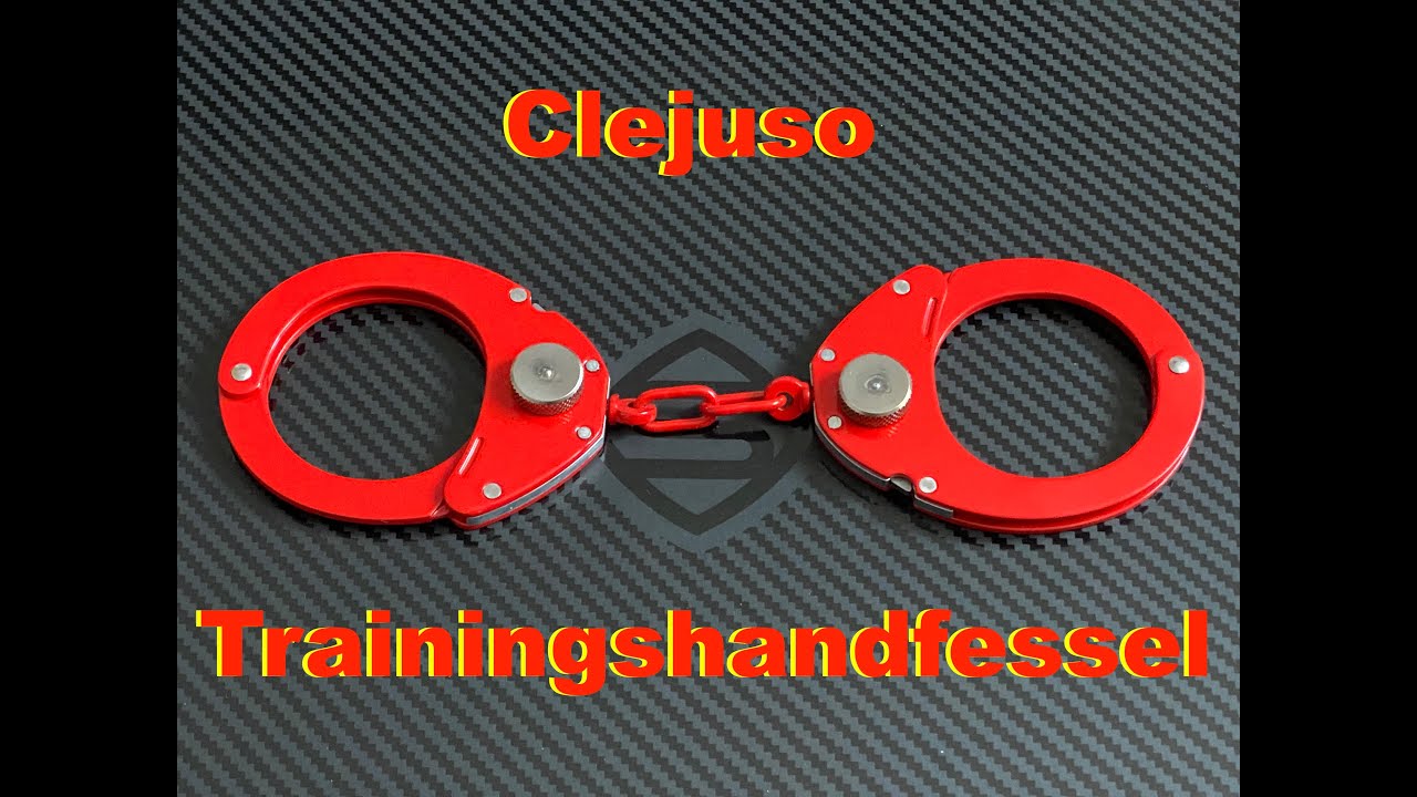 Clejuso Trainingshandfessel/Clejuso Handcuffs/Handschellen/Polizei und ...