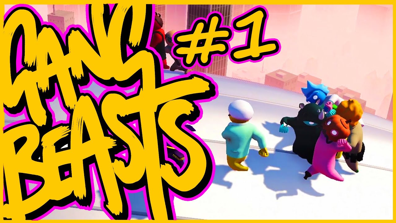 THAT RHINO'S ON CRACK! - Gang Beasts funny moments gameplay - part 1 ...