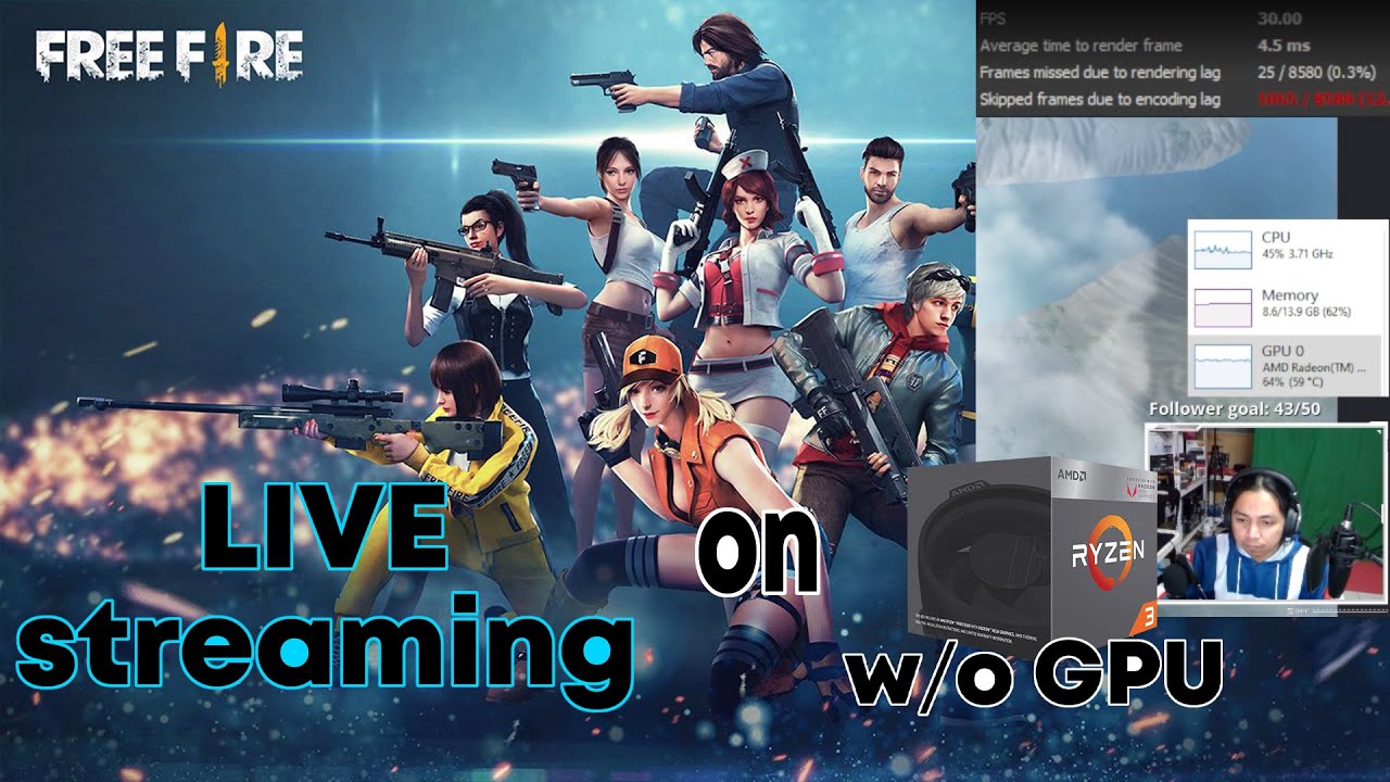 Live Test #27: Free Fire Ultra Settings | Ryzen 3 without GPU - YouTube