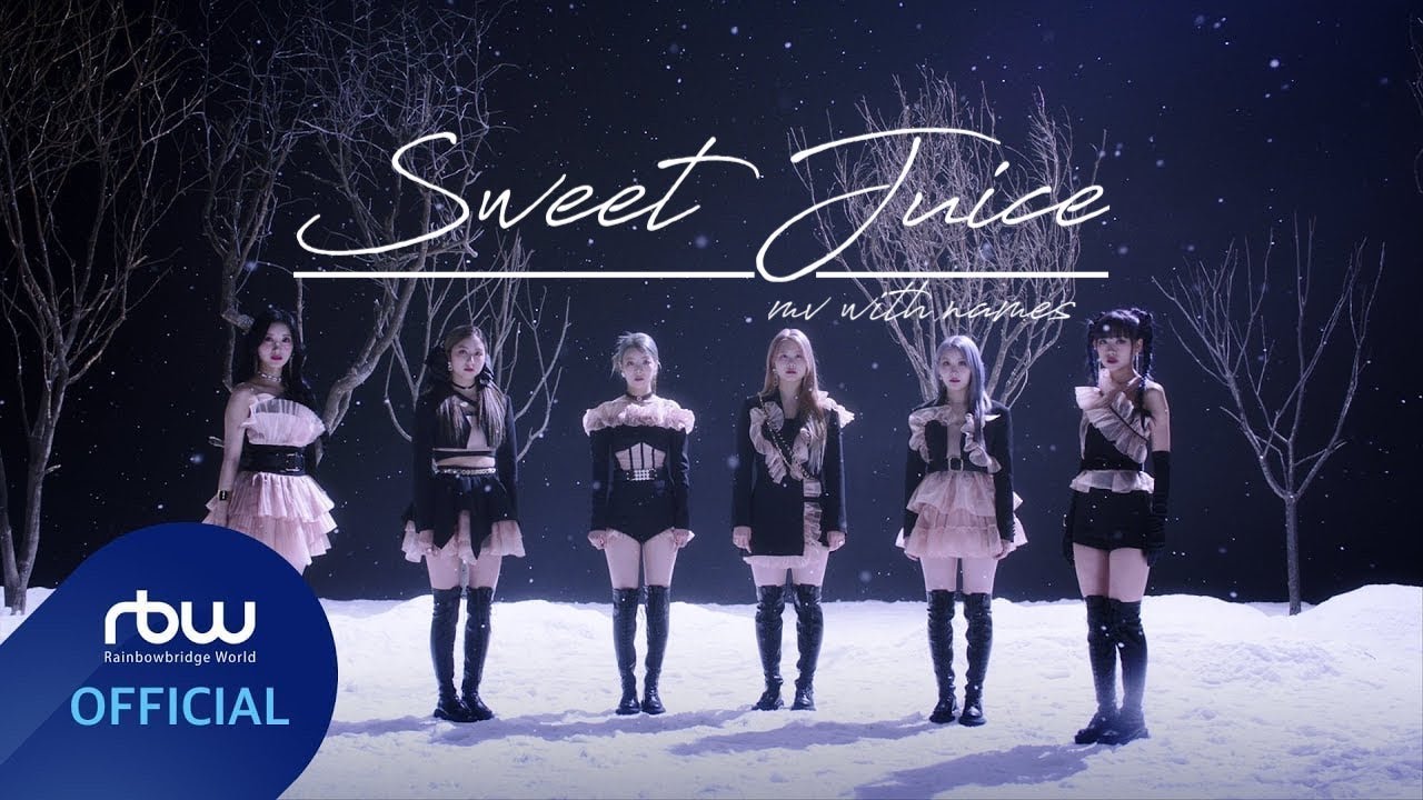MV WITH NAMES • SWEET JUICE by PURPLE KISS - YouTube