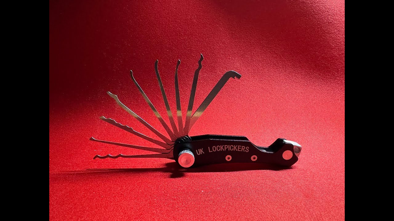 (94) UK LOCKPICKERS EDC POCKET LOCK PICK SET - YouTube