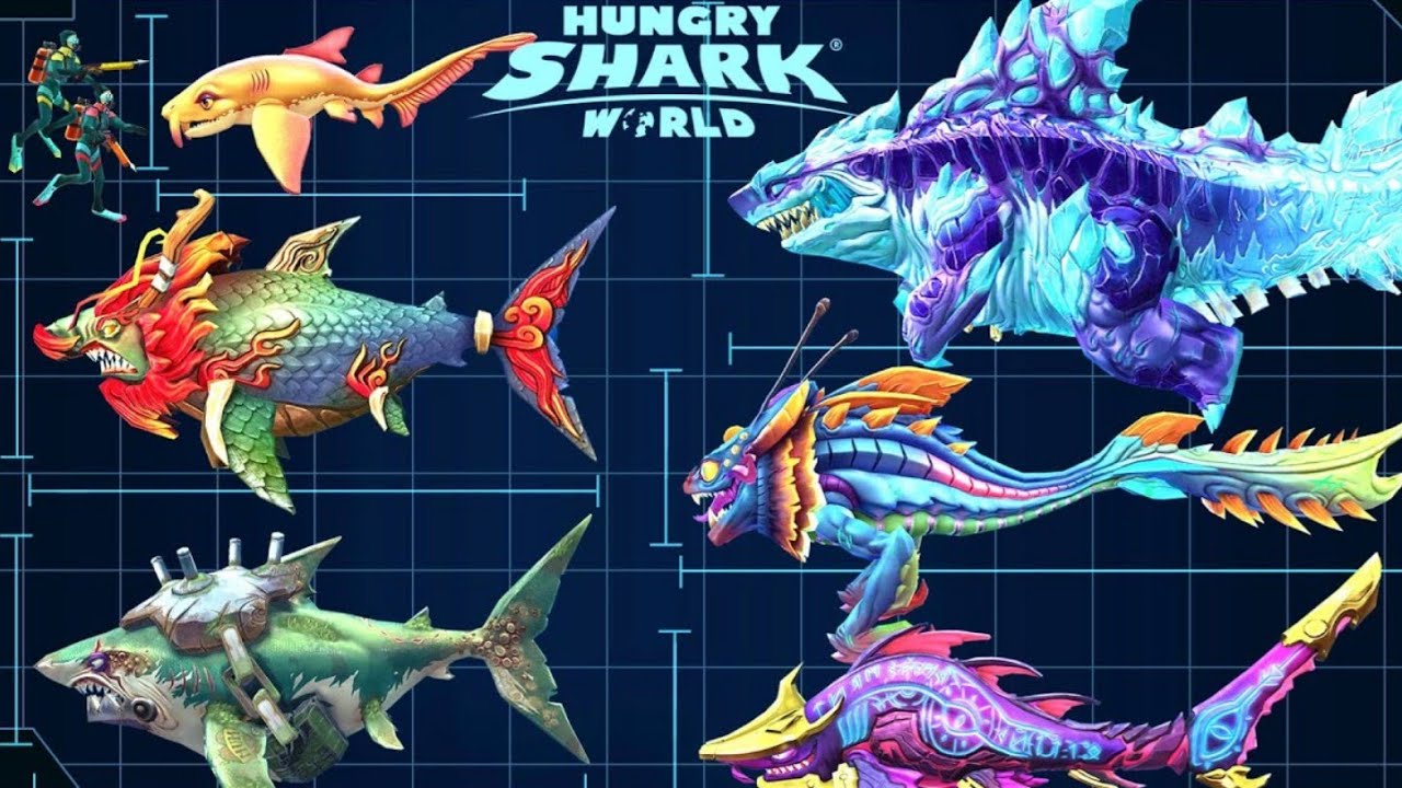 Evolution of shark ultimate money and gems mod apk - YouTube