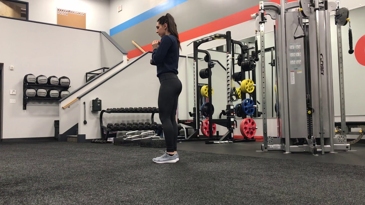 DB Goblet Reverse Lunge - YouTube