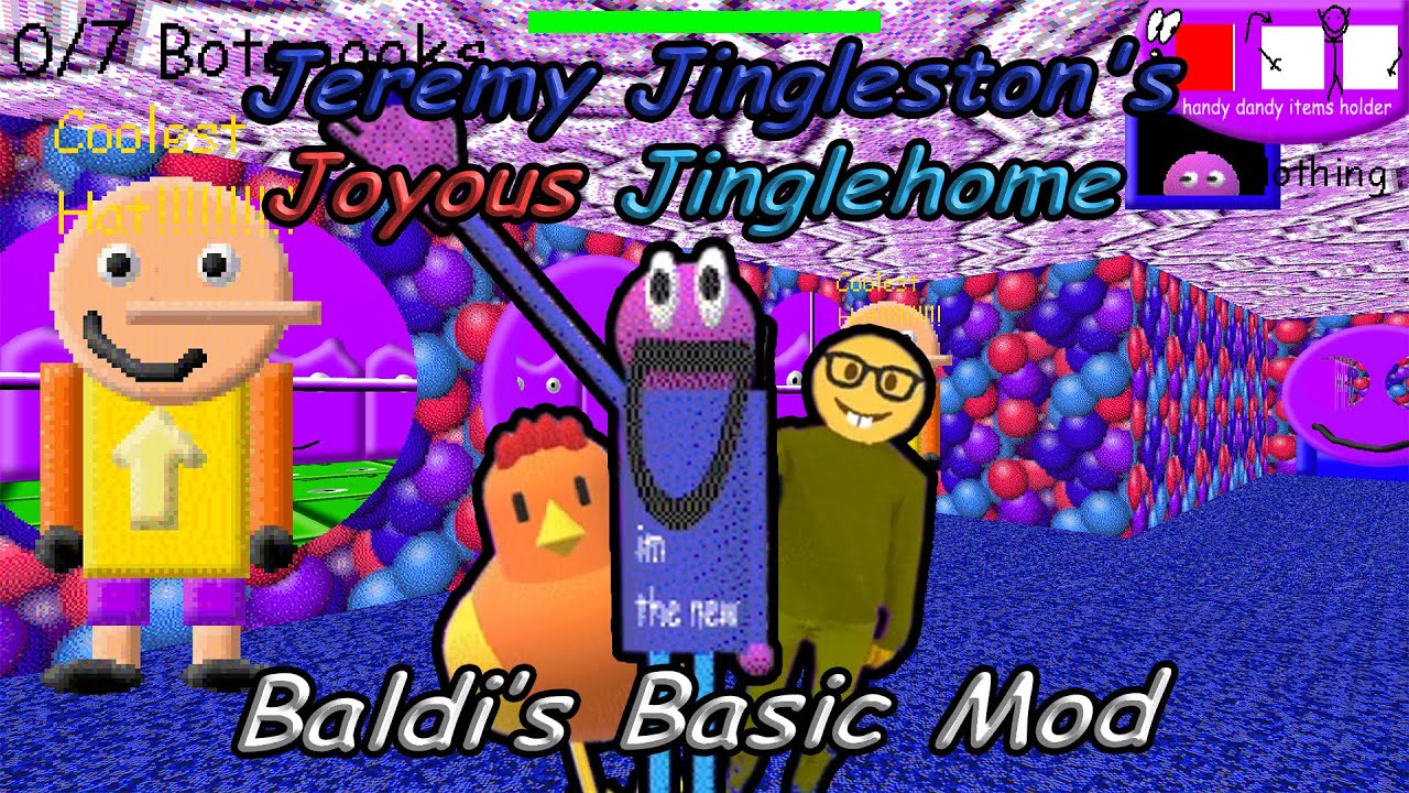 Jeremy Jingleston's Joyous Jinglehome - Baldi's Basics Mod - YouTube