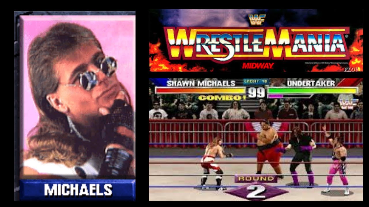🎮 WWF WRESTLEMANIA: THE ARCADE GAME - ( ARCADE / 1995 ) - 💥 SHAWN ...