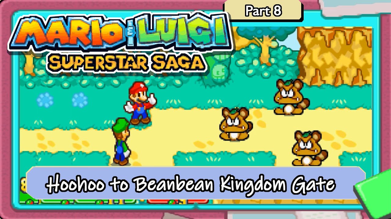 Part 08 - Journey to Beanbean Castle's Gate | GBA Mario & Luigi ...