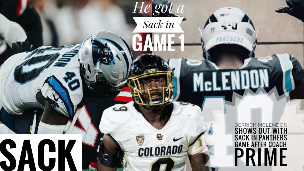 Derrick McLendon SHOWS OUT With A SACK In Panthers Preseason Game After ...