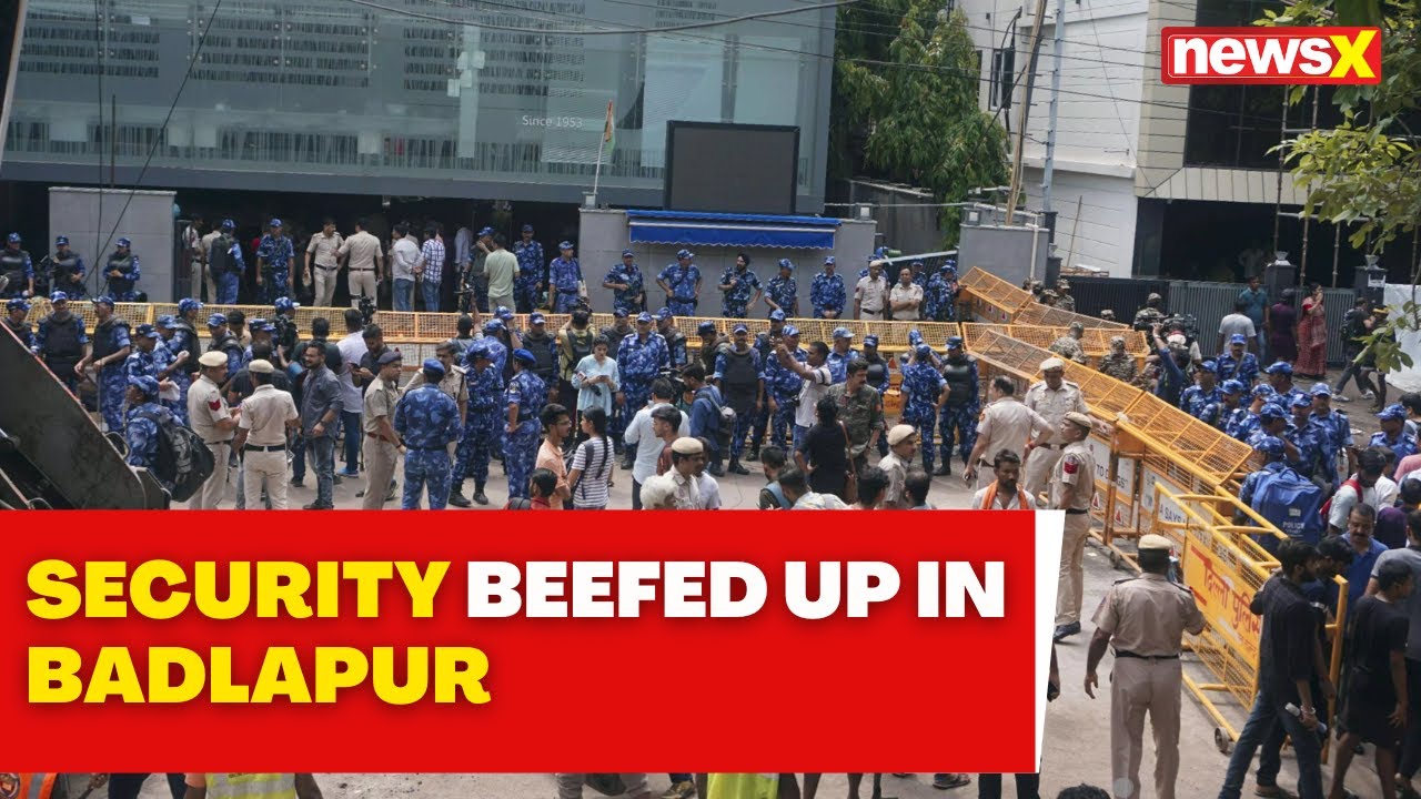 Badlapur School Sexual Assault Case | Security Beefed Up After Massive ...