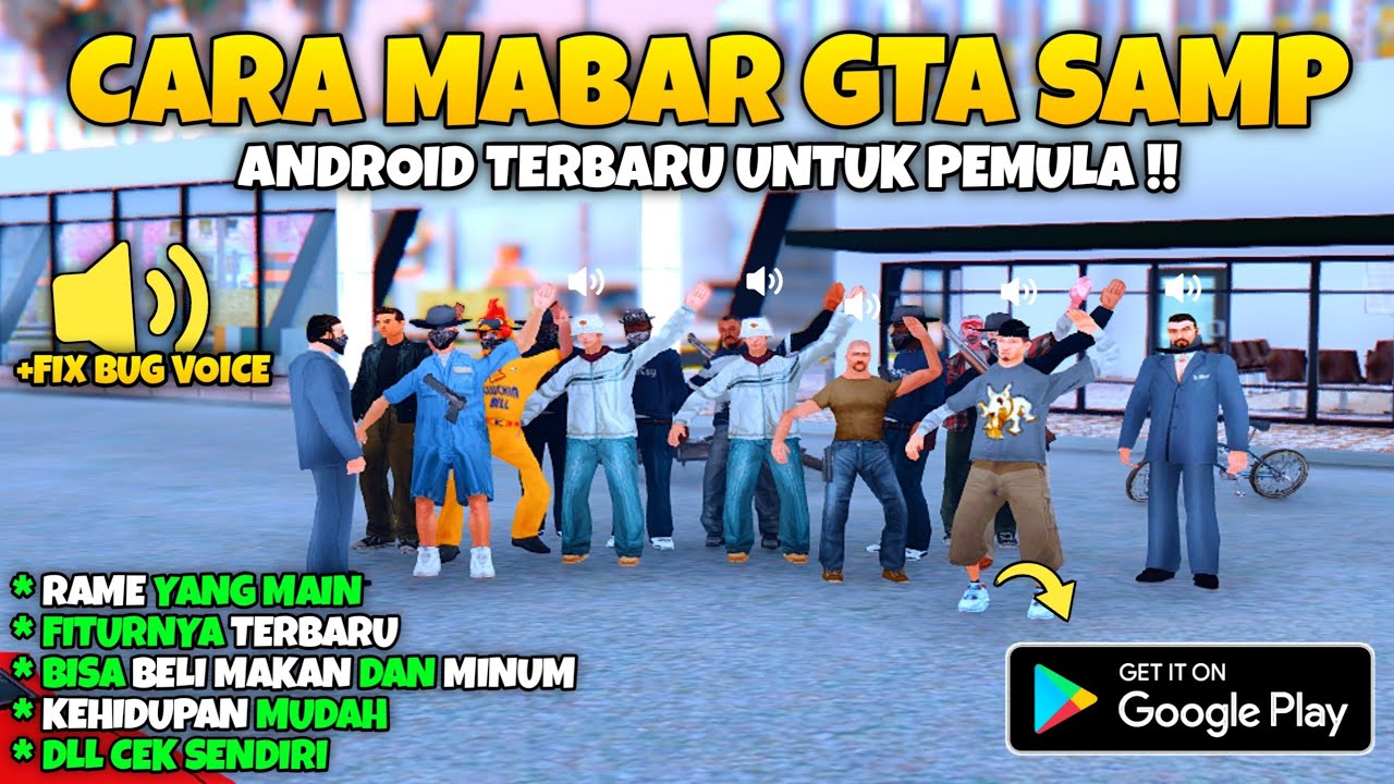 CARA LENGKAP MAIN GTA SAMP ANDROID TERBARU DI HP ANDROID !! SERVER AIR ...