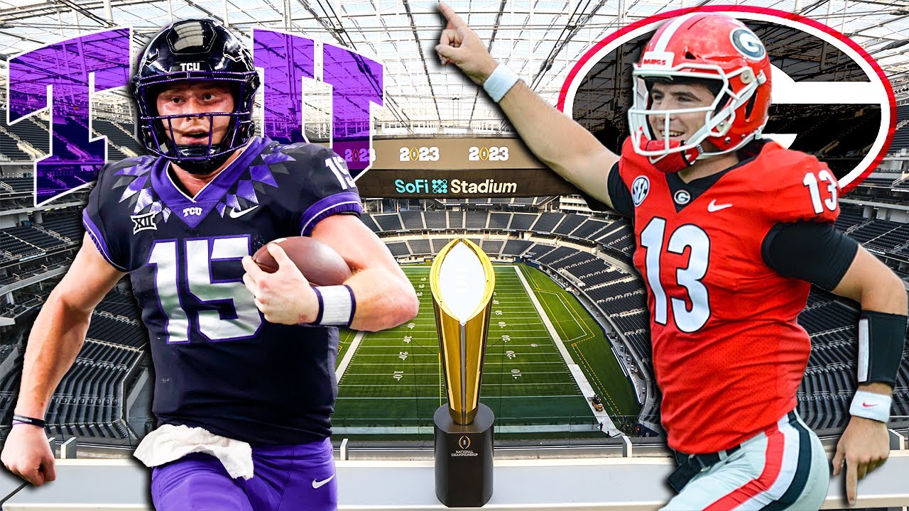Georgia vs TCU | 2023 National Championship | (Full Game Simulation ...