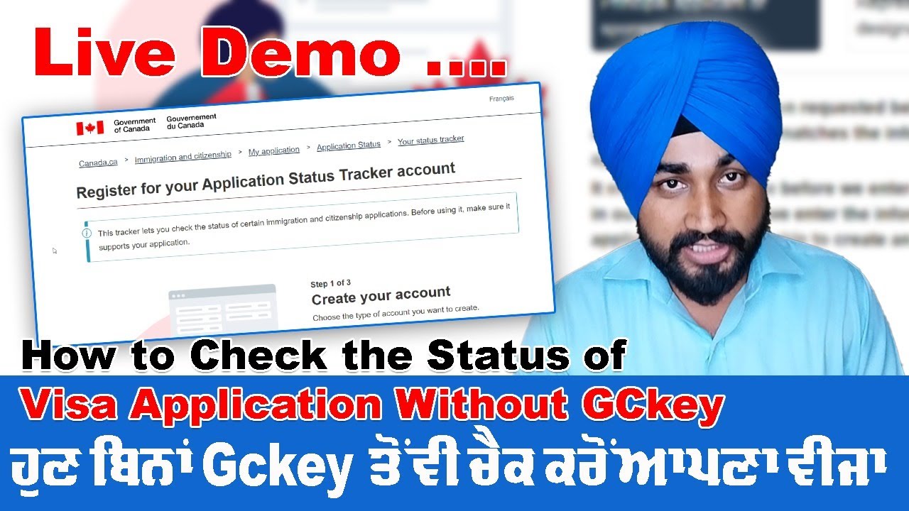 Live Demo: Check Canada Visa Application Without GCkey l IRCC Visa ...