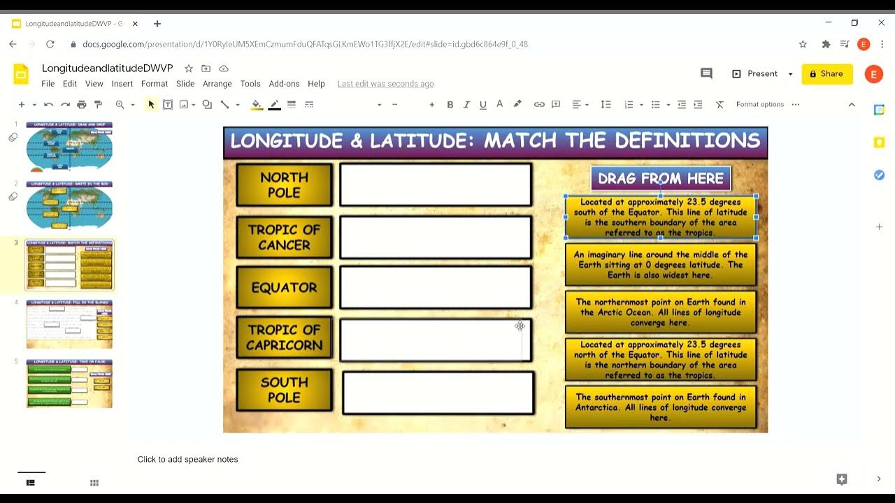The Water Cycle: Drag & Drop Worksheet: Google Slides. Powerpoint - YouTube