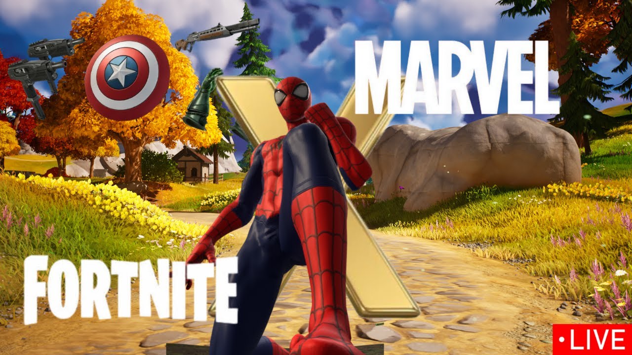 🔴 Live Fortnite Chapter 5 Season 4 Marvel Season - YouTube