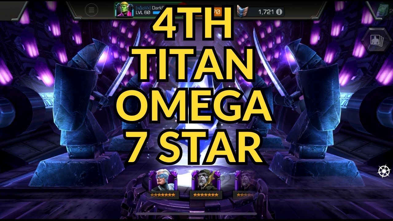 OMEGA DAYS 7 STAR AND 4TH TITAN CRYSTAL | MARVEL CONTEST OF CHAMPIONS ...