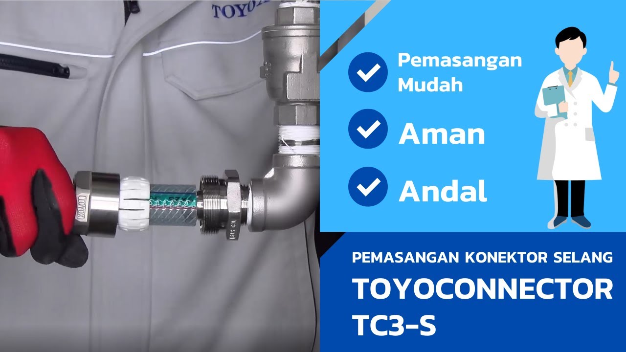 Cara pemasangan TOYOCONNECTOR TC3-S - YouTube