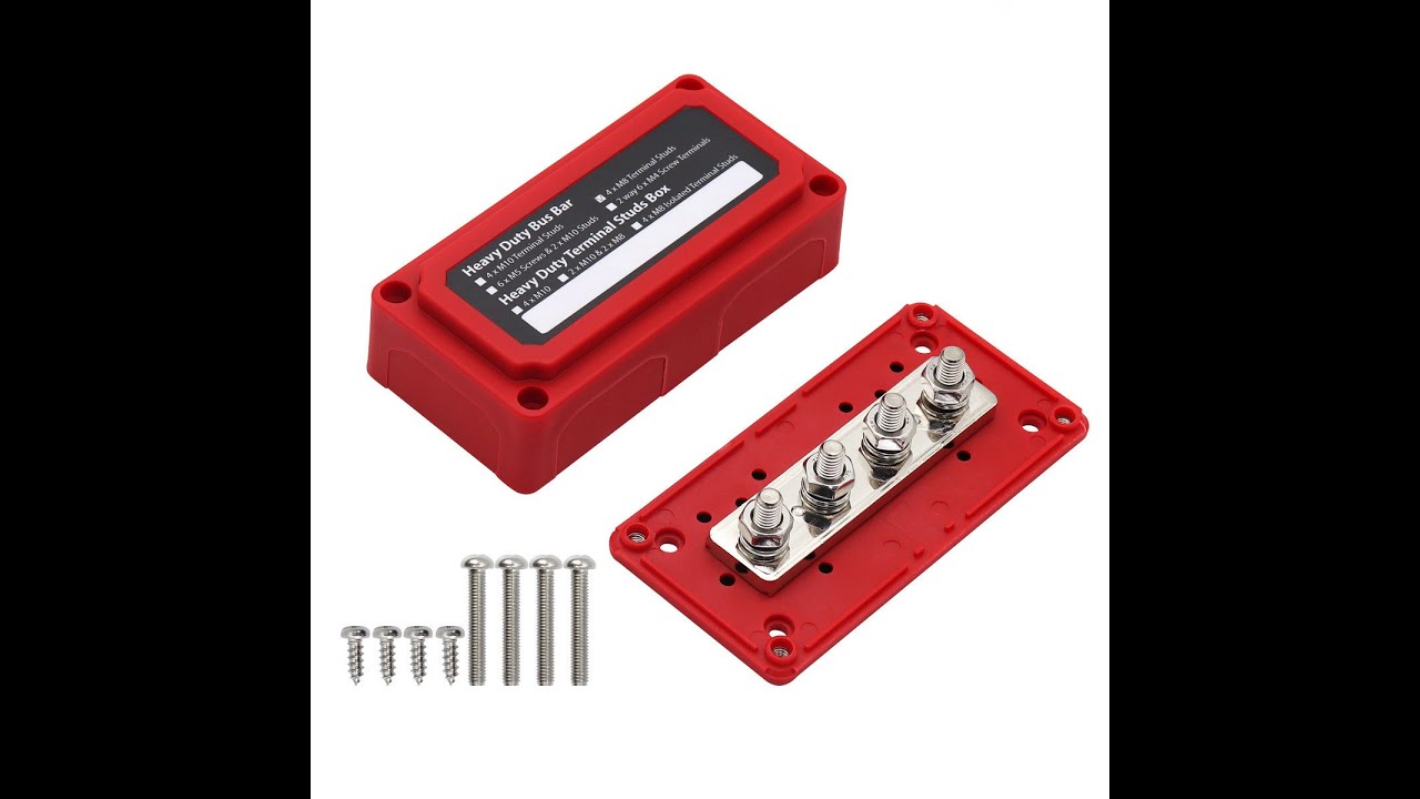 300A Bus Bar Heavy Duty Module Design Power Distribution Block 12V-48V ...