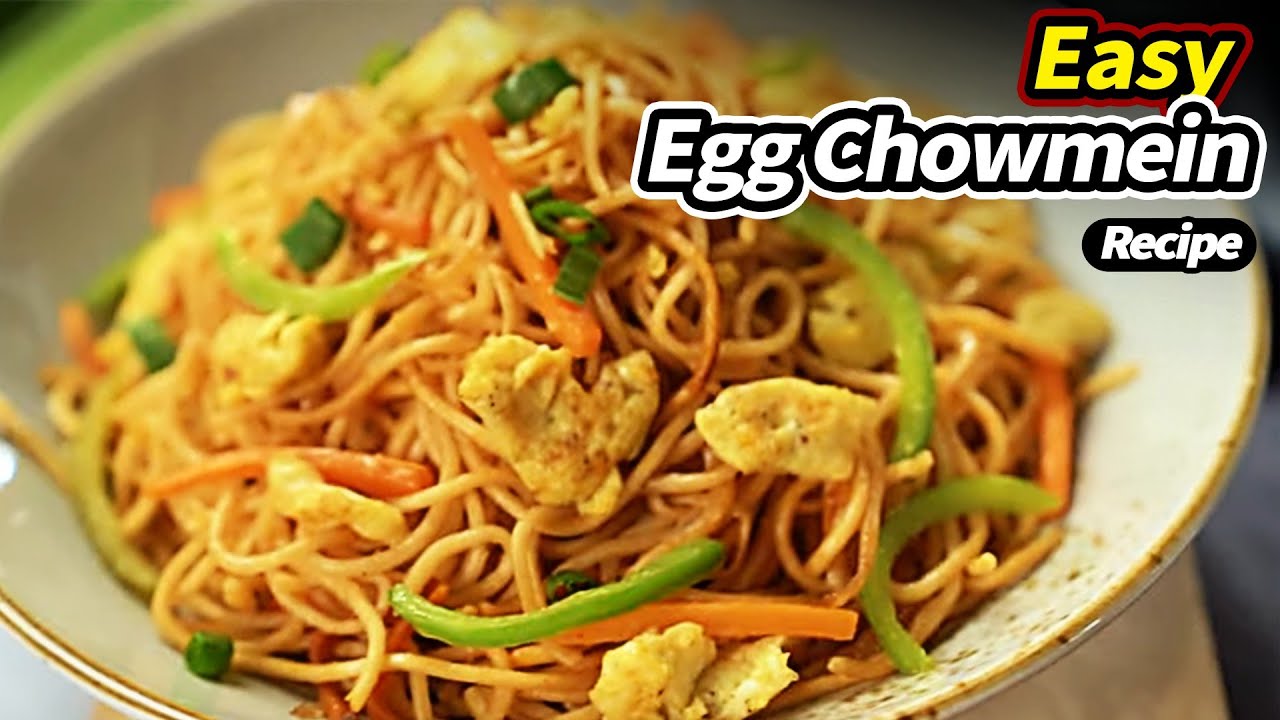 How To Make Egg Chowmein At Home | एग चाउमीन रेसिपी | Chef Harpal Singh ...