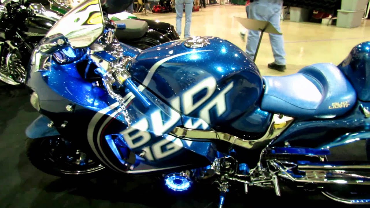 1999 Susuki Hayabosa Bud Light Bike - YouTube