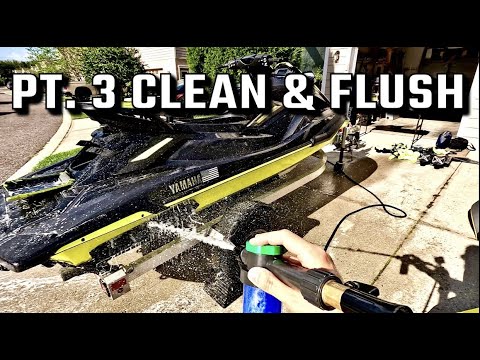 How to clean and flush your jetski after riding. - YouTube