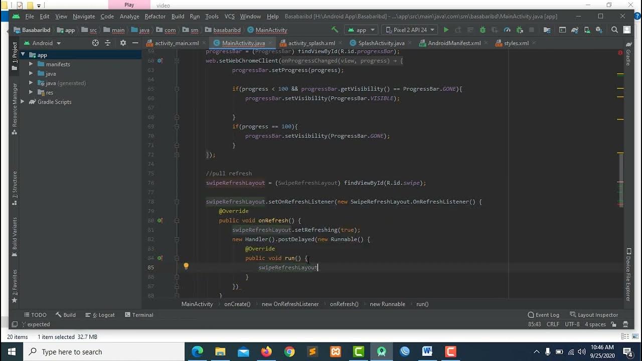 How to Add Pull to Refresh in Webview App Webview App Development ...
