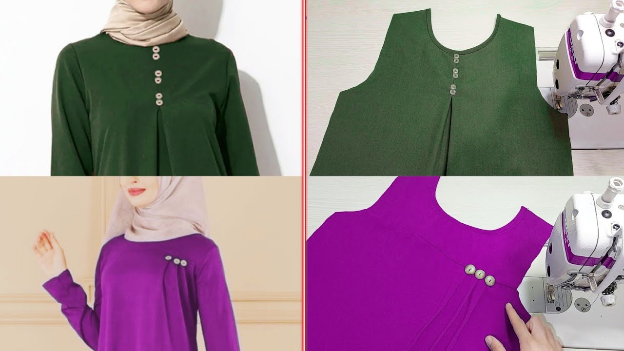 [2] Adorable Ways ️To design different collars for your clothes //try ...