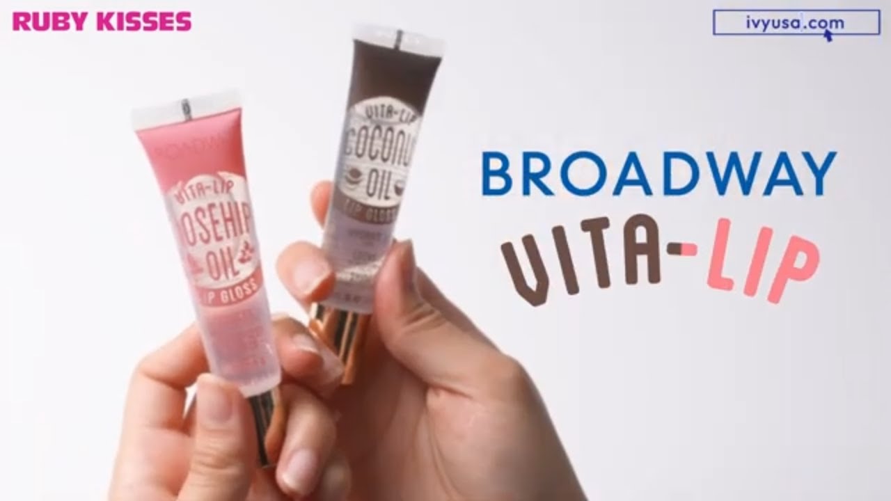 Ruby Kisses Broadway Vita-Lip Clear Lip Gloss High Shine Glossy Finish - YouTube