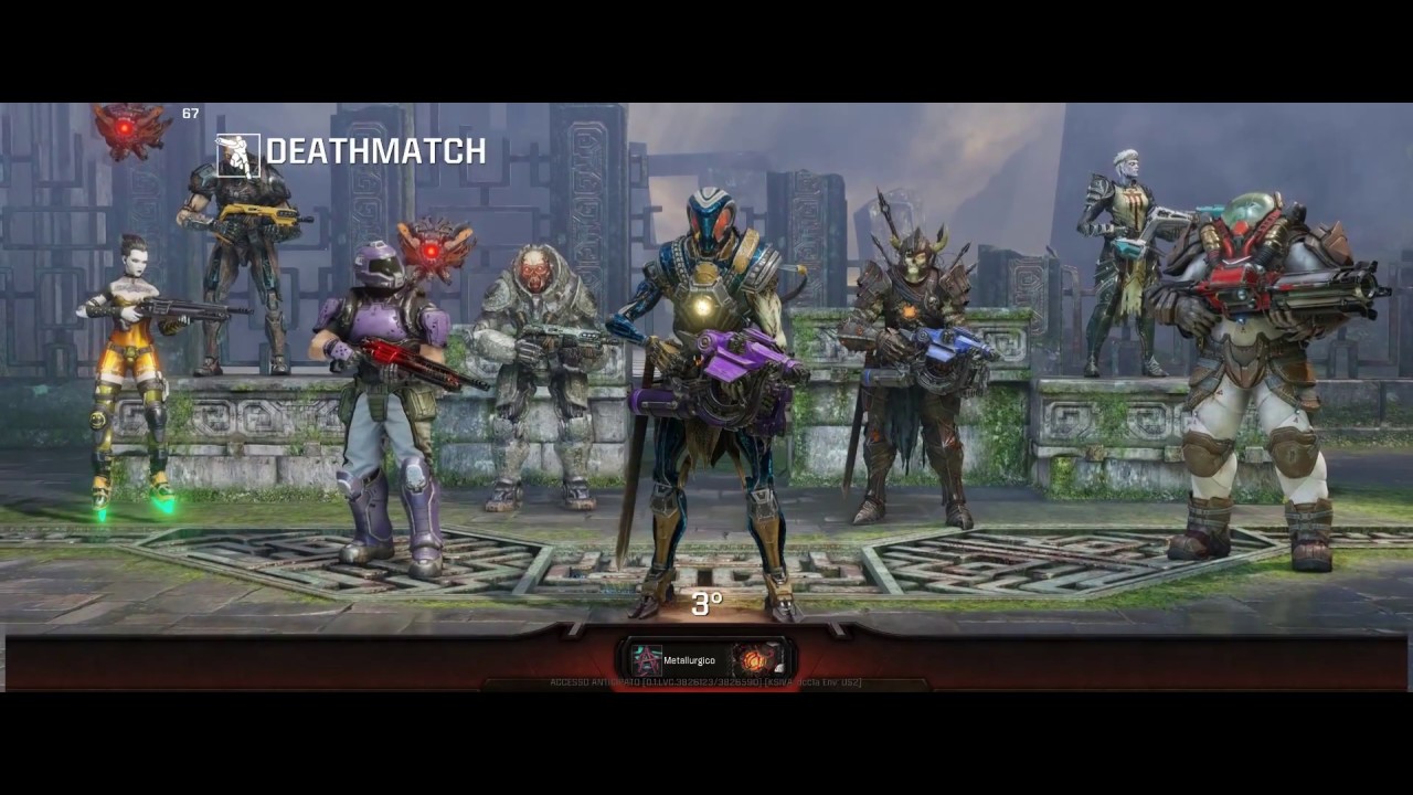 Quake Champions Gameplay DEATH KNIGHT - YouTube