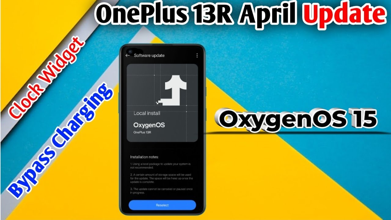 OnePlus 13R New Update | Bypass Charging + Clock Widget | OxygenOS 15.0.0.801(EX01) - YouTube