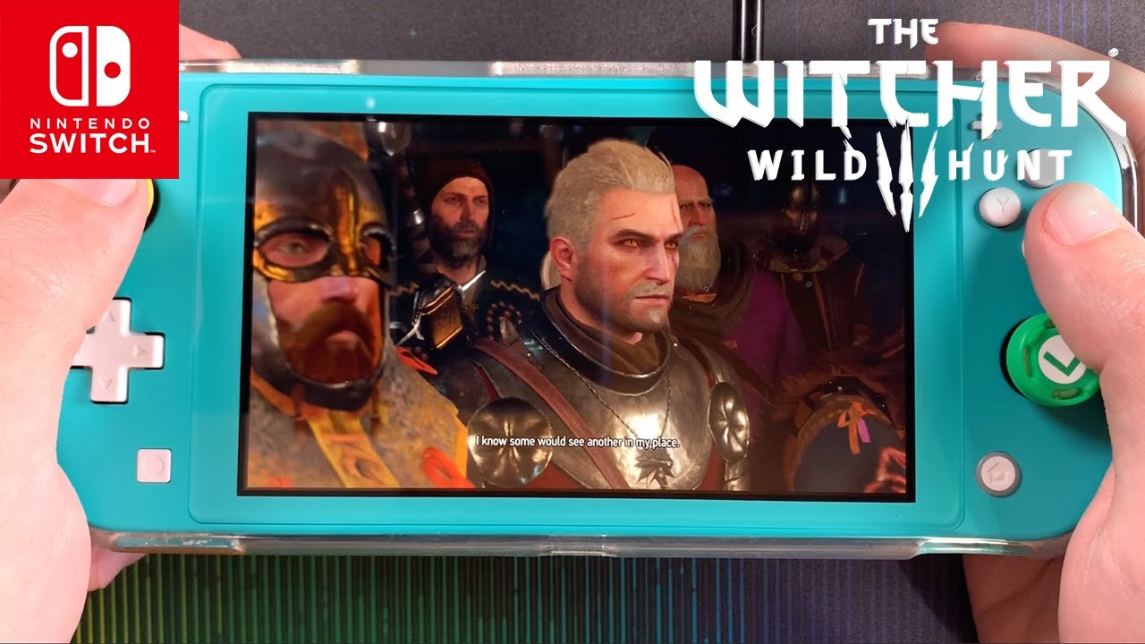 Witcher 3 on the Nintendo Switch Lite - part 23 - YouTube