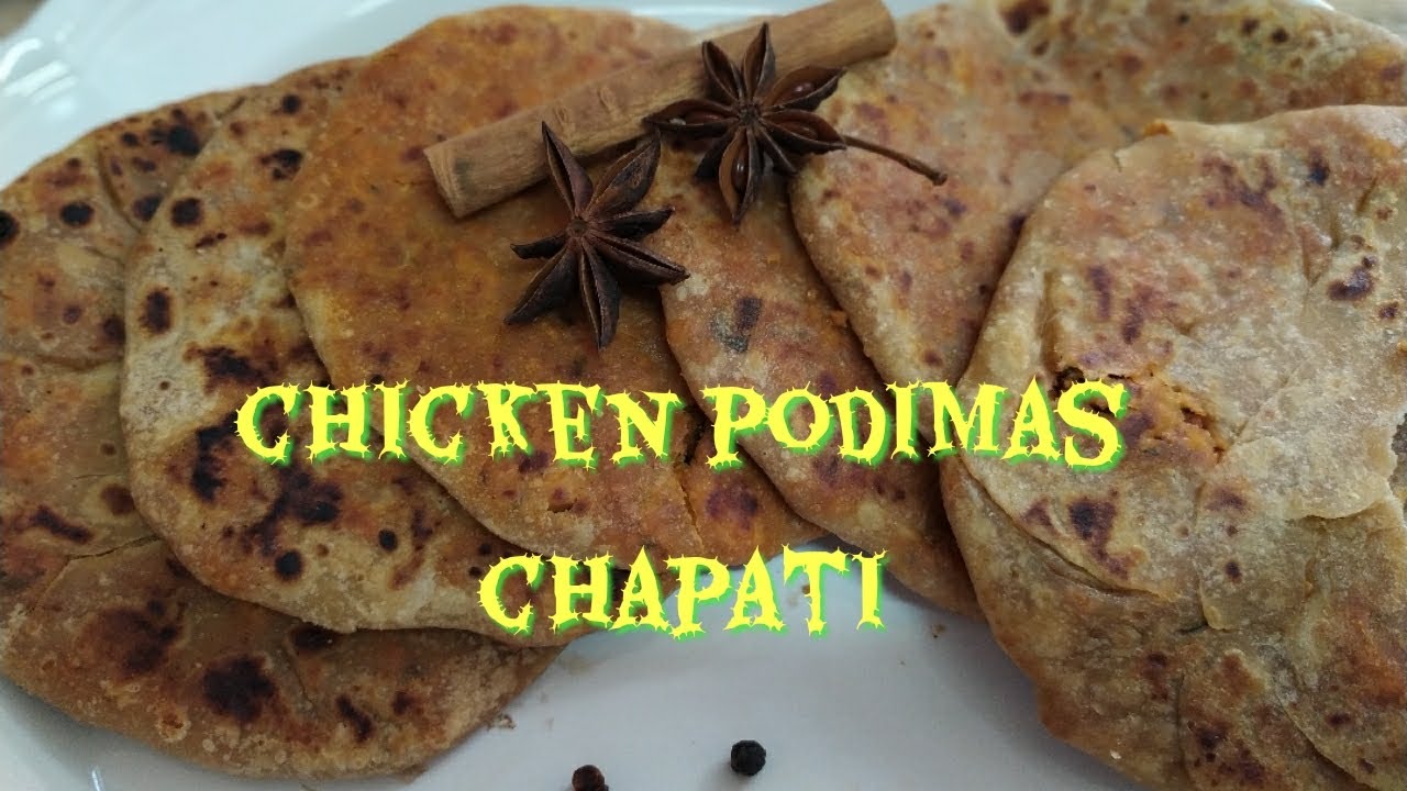 Chicken Podimas Chapati / Chapati Recipe in Tamil - YouTube