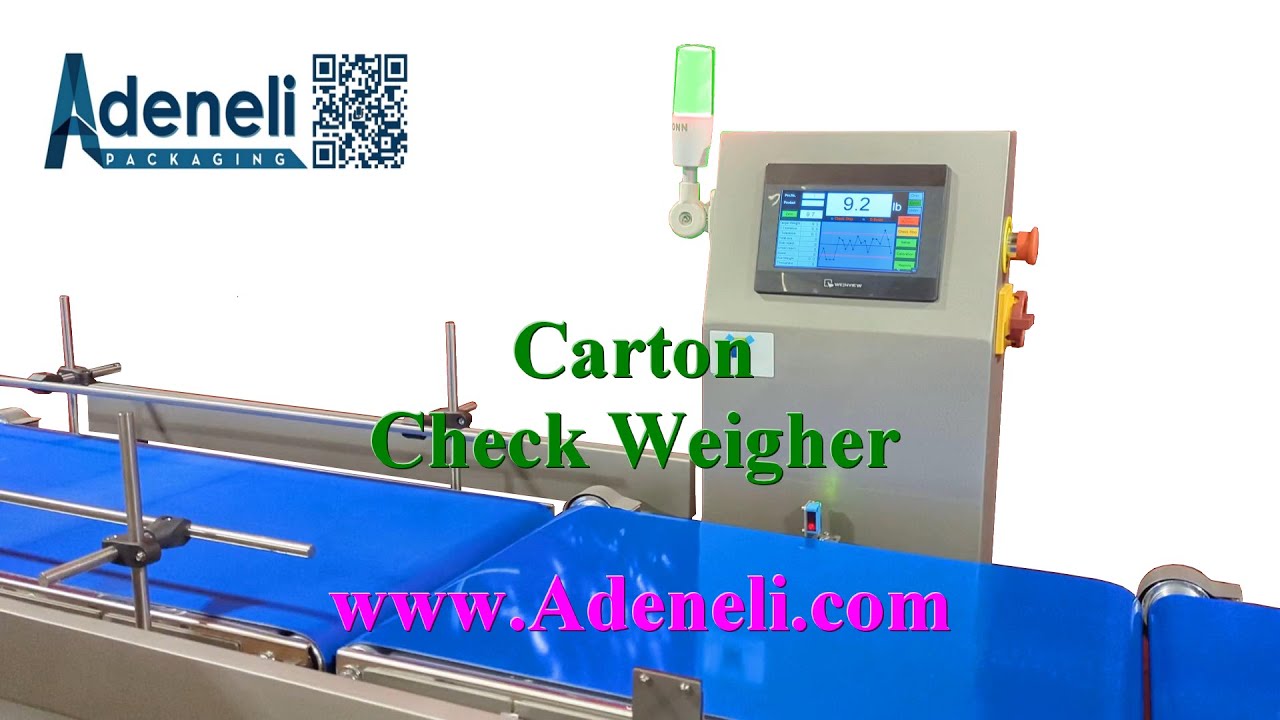 Carton Check Weigher - Make Sure Your Customers Get What They Expect ...