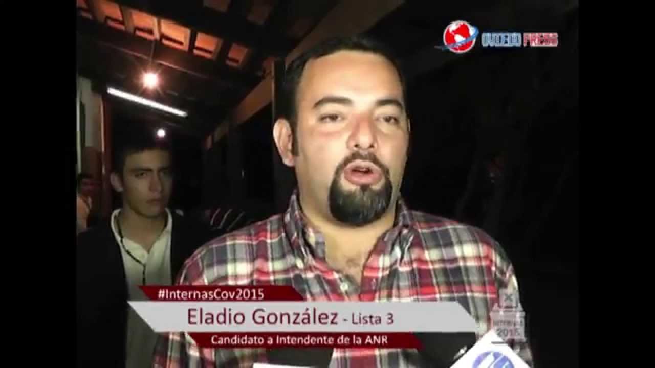 Eladio González, candidato a intendente electo ANR Coronel Oviedo - YouTube