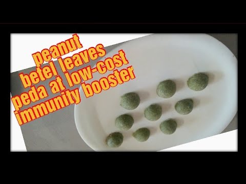 peanut betel leaves peda at low cost immunity booster for second wave ...