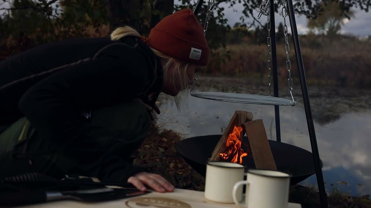 Satake Outdoor - Fireplace - YouTube