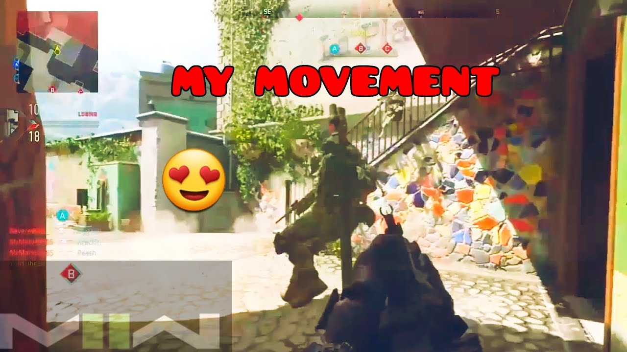 My MOVEMENT in COD MW2.. - YouTube