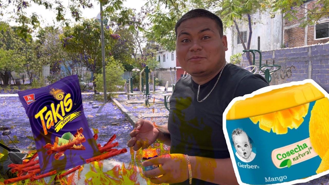 PROBANDO TAKIS FUEGO 🔥 + GERBER DE MANGO 🥭 🤩🤤 - YouTube