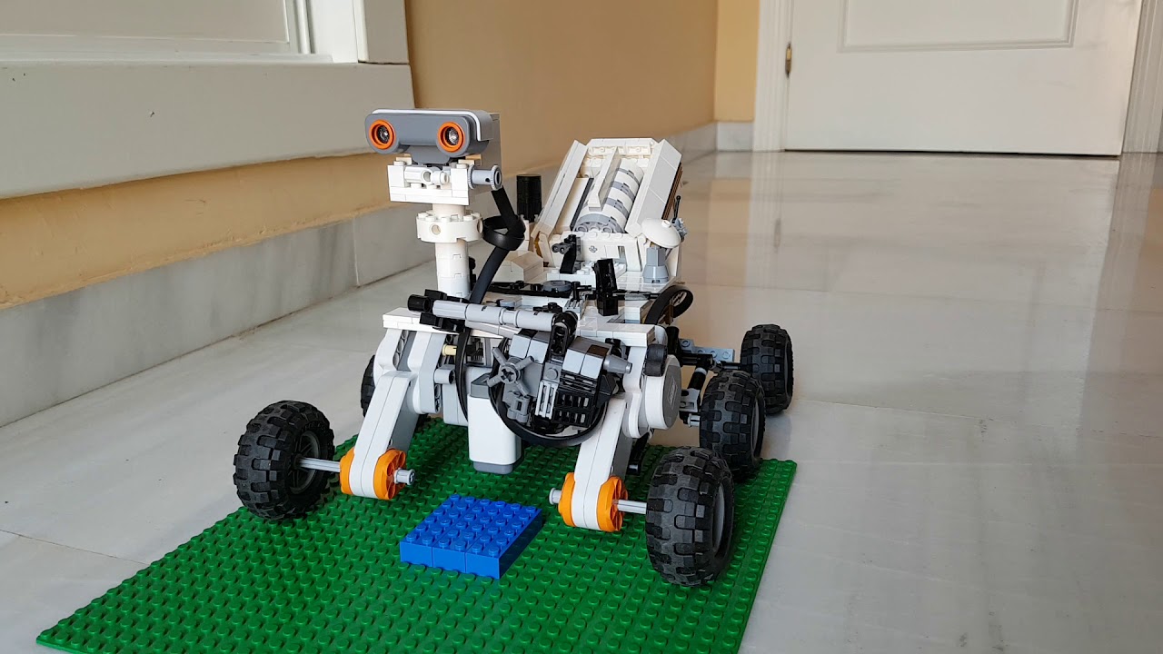 CUSTOM LEGO Curiosity Rover Mars Finding water 1 B - YouTube