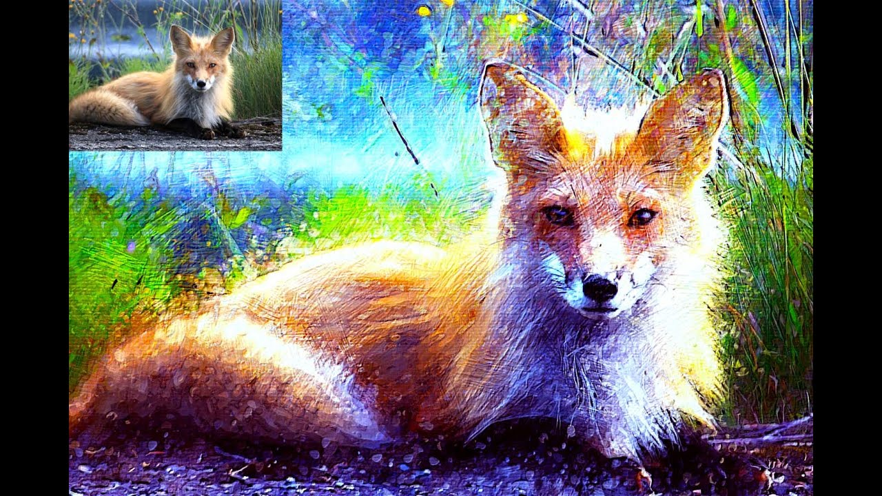 Painting With Acrylics Photoshop Tutorial - YouTube