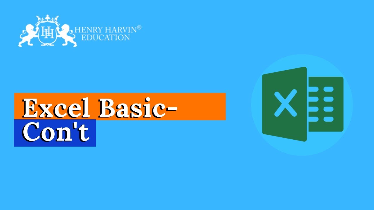 Excel Basic | Best Advanced Excel Training Tutorial for Beginners ...