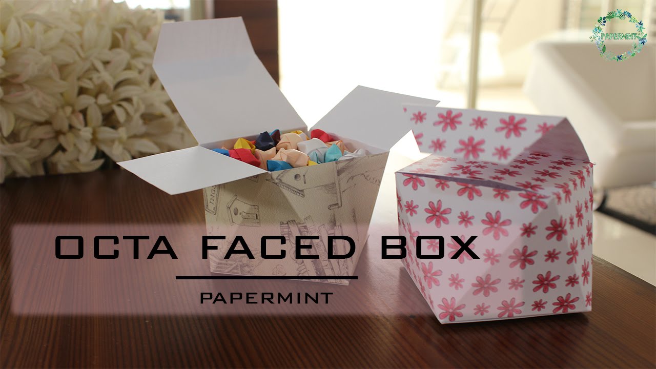 How to make an Octa faced Box | DIY | simple paper folding | Box #5 ...