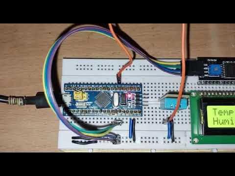 Interfacing Temperature Sensor With STM32 - YouTube