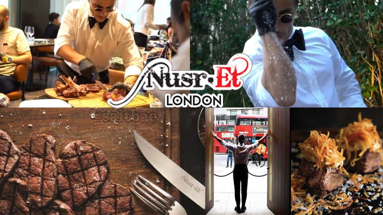 Nusr-Et (Salt Bea) steakhouse opens in London, Knightsbridge - YouTube