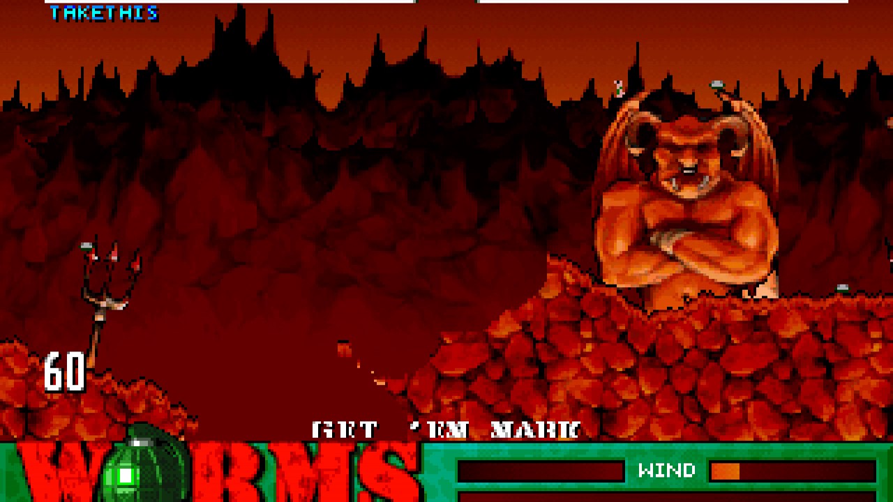 Worms (PC/DOS) 1995, Team 17, Ocean software - YouTube