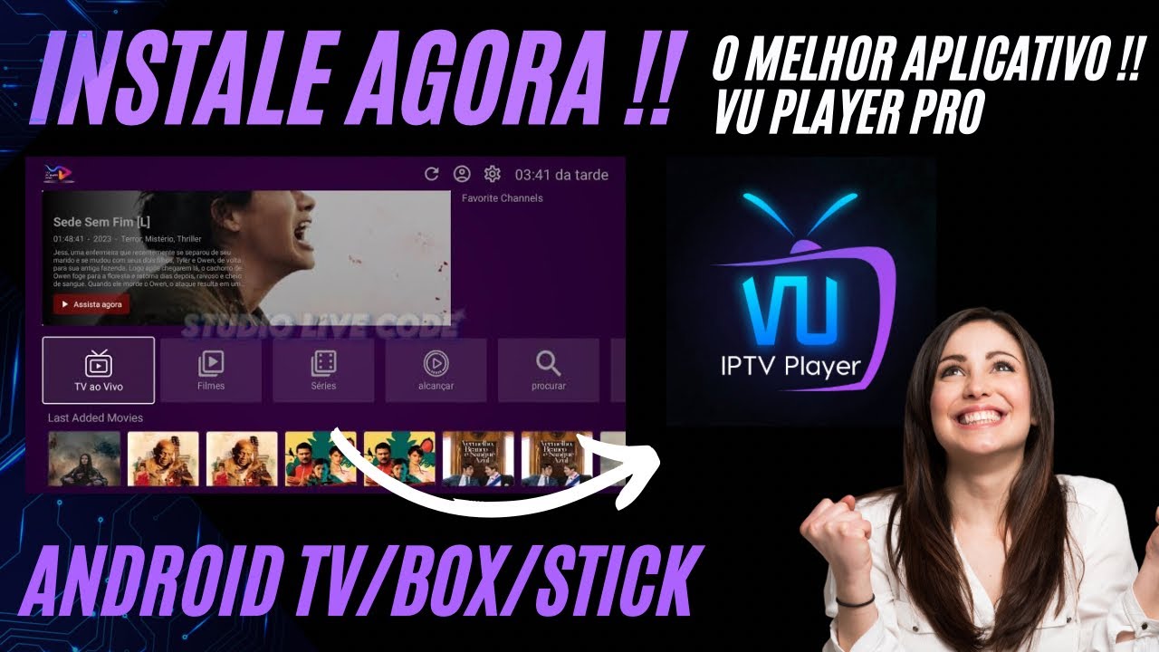 VU PLAYER PRO MELHOR APLICATIVO PARA FIRE TV/ANDROID TCL/TV BOX - 2025 ...