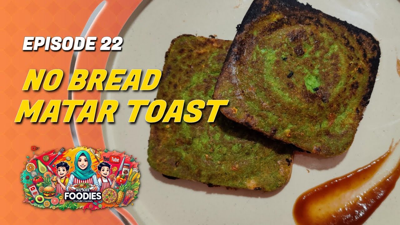 "No Bread Matar Toast?! The Ultimate Breadless Snack You Must Try ...