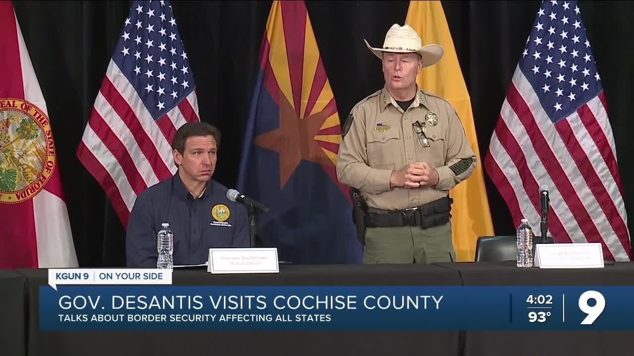 Florida Gov. Ron DeSantis weighs in on securing the border - YouTube
