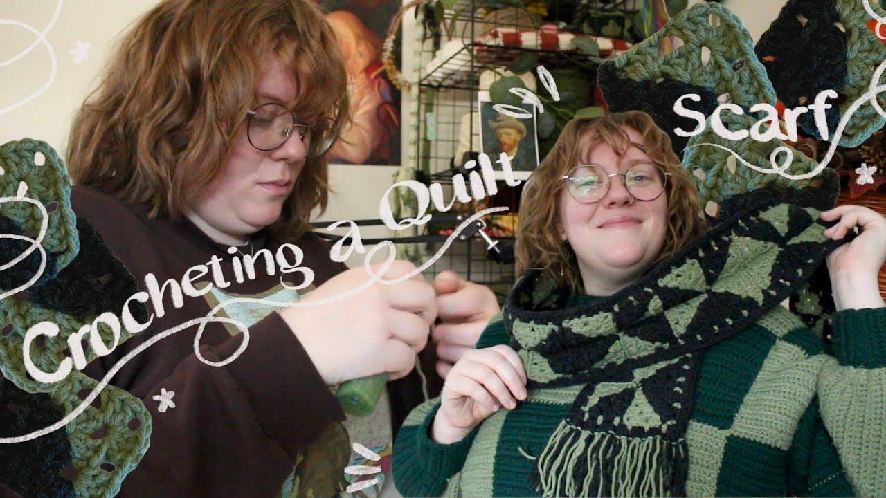 Crocheting A Quilt Inspired Scarf (w/tutorial) | Chatting about the new ...